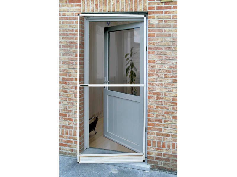 Stopinsect Standaard Vliegendeur 100x220 Cm Wit Hubo stopinsect-standaard-vliegendeur-100x220-cm-wit-hubo