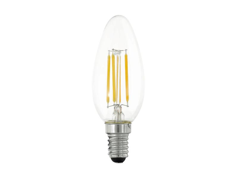 Eglo ampoule LED flamme filament E14 4W dimmable | Hubo Eglo ampoule LED flamme filament E14 4W dimmable | Hubo