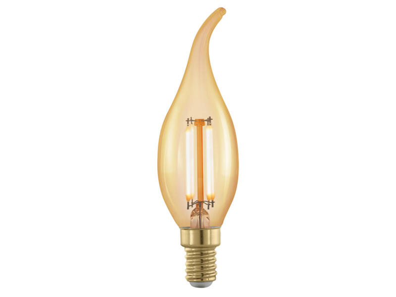 Eglo ampoule LED flamme filament mince E14 4W dimmable | Hubo Eglo ampoule LED flamme filament mince E14 4W dimmable | Hubo