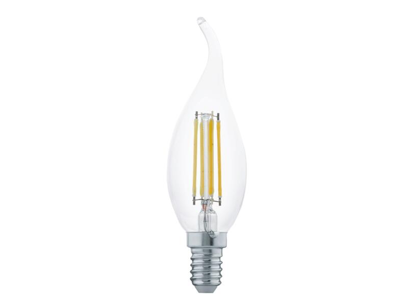Eglo ampoule LED flamme filament mince E14 4W | Hubo Eglo ampoule LED flamme filament mince E14 4W | Hubo